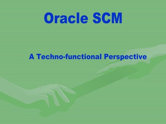 Oracle apps r12 scm functional training | PDF Oracle apps r12 scm functional training | PDF