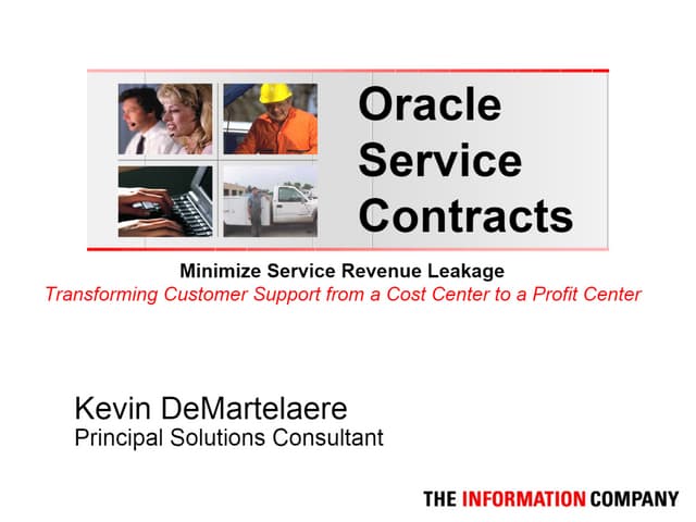 Oracle Service Contracts Pdf Ppt 0921