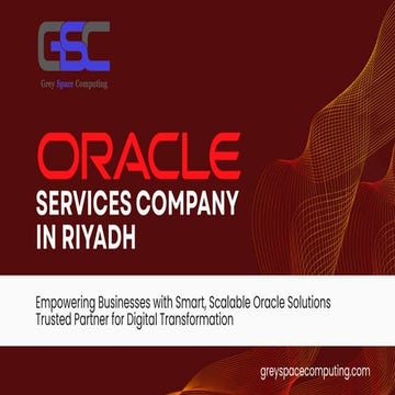 Oracle Services Company in Riyadh - Grey Space Computing | PDF