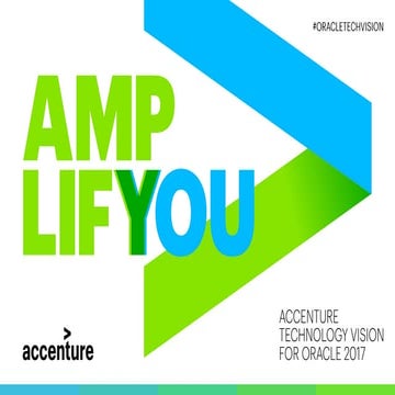 Technology Vision for Oracle 2016 | PPT