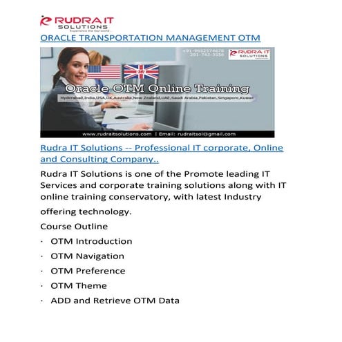 Oracle Transportation Management Otm Pdf