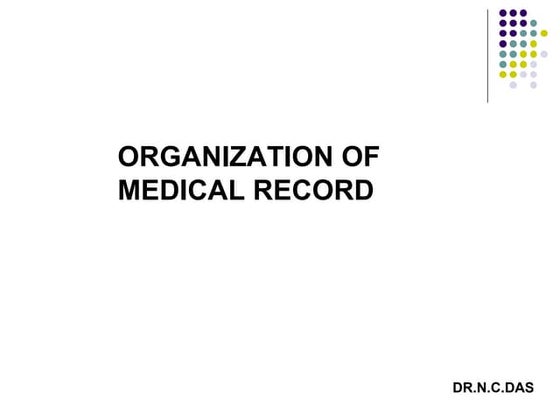 Medical records ppt | PPT