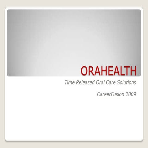 Orahealth | PPTX