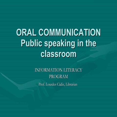 Oral Communication | PPT