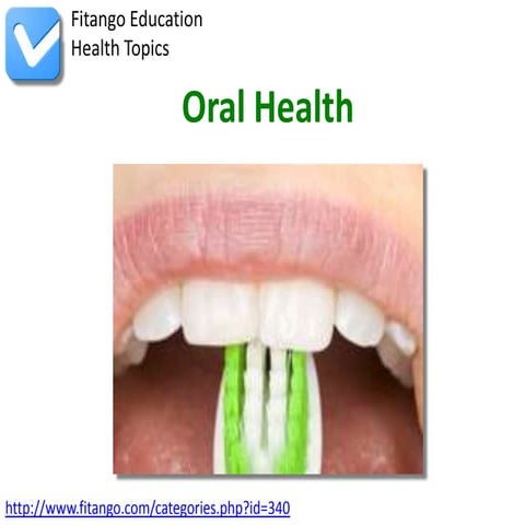 Oral Health | PPTX