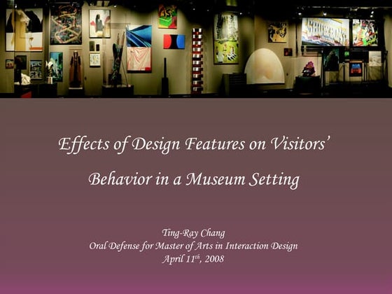Visitors, Movement, and Circulation in Museums | PPTX | Museums ...
