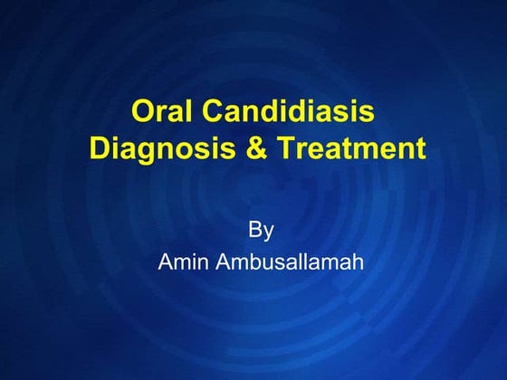 Candidiasis | PPTX