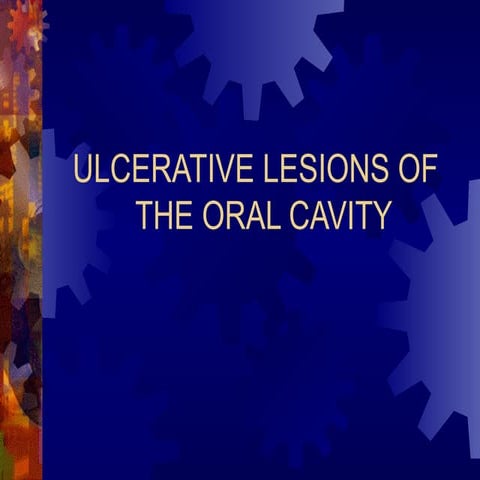 oral cavity ca and lesions.powepoint ppt | PPT
