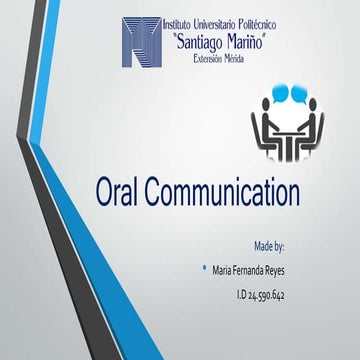 Oral communication | PPTX