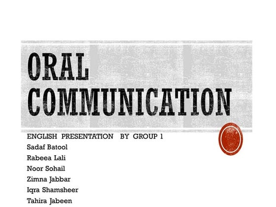 Communication | PPT