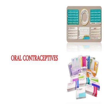 Oral contraceptives | PPTX