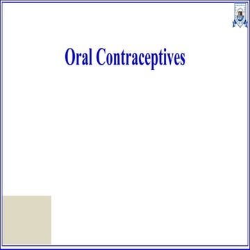 Oral contraceptives.pptx | Birth Control | Reproductive Health
