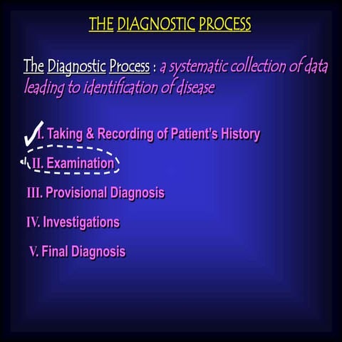 Oral diagnostic process (part-1) | PPT