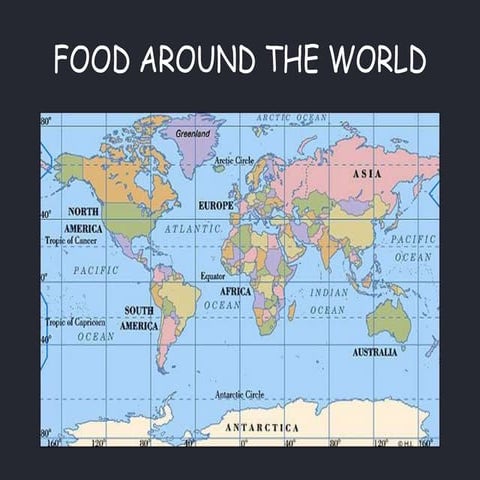 Food around the world | PPTX