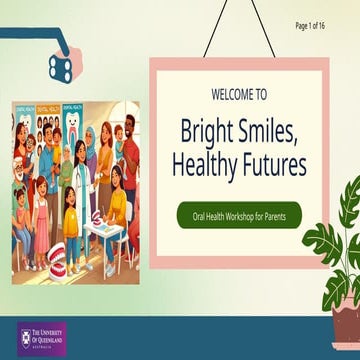 Oral Health Workshop for children and parents from culturally and ...