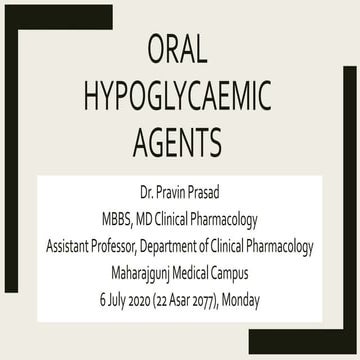 Oral Hypoglycaemic Agents (OHA): MOA and Drugs.pptx