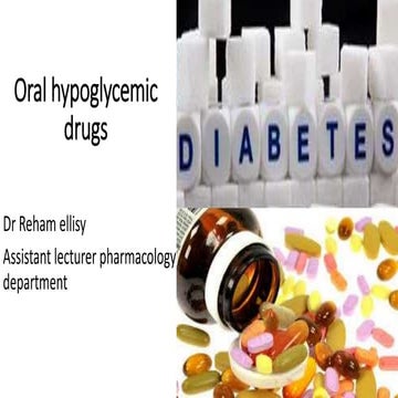 Oral hypoglycemic drugs | PPTX