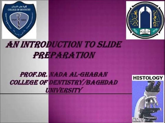 Preparation of histological slide | PPT