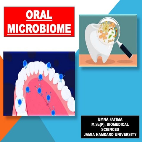 ORAL MICROBIOME.pptx by UMNA FATIMA- BIOMED | PPTX