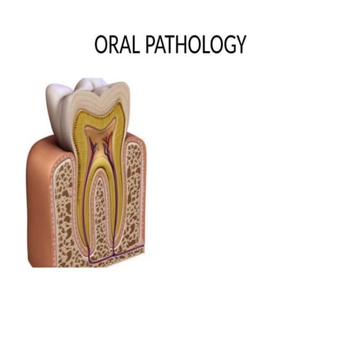 ORAL PATHOLOGY MBBS CLASS Oral pathology is a dental specialty that ...