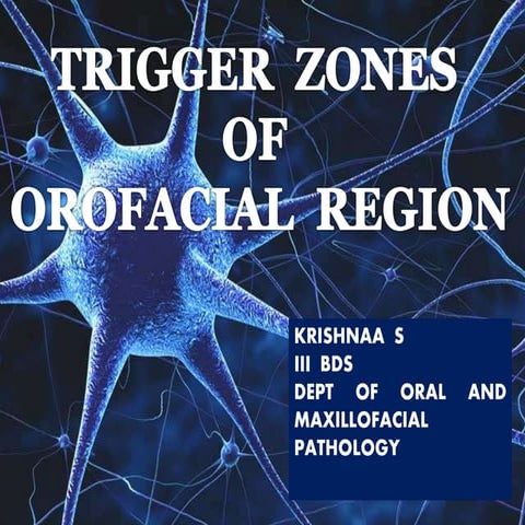 Trigger Zones Of Orofacial Region In Trigeminal Neuralgia | PPTX