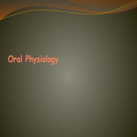 Components of Saliva - An insight to mouth | PPTX