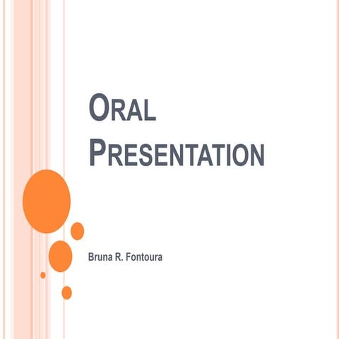 Oral presentation | PPT