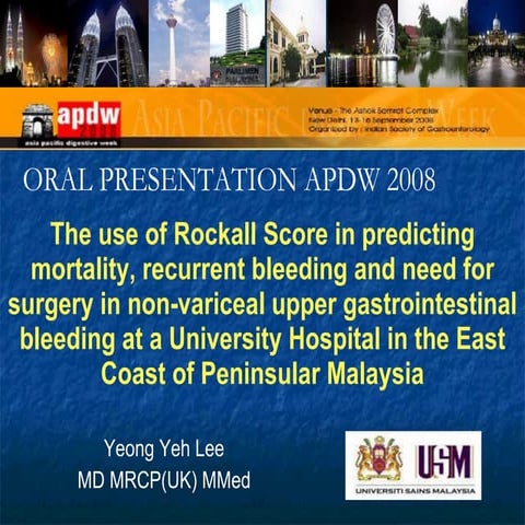 Upper Gastrointestinal bleeding | PPT