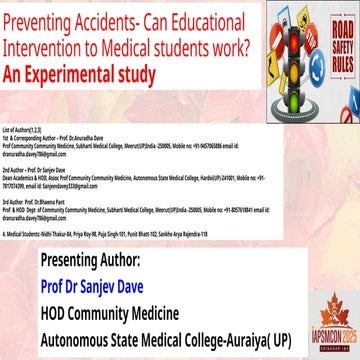 ORAL PRESENTATION BY PROF DR SANJEV DAVE ASMC AURAIYA (UP).pptx