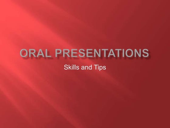 Presentation guidelines | PDF