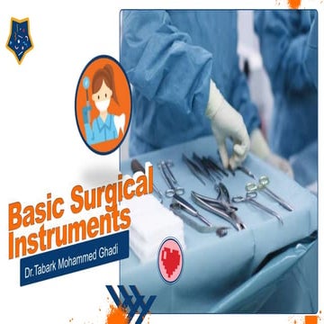 Basic surgical instruments | PPTX