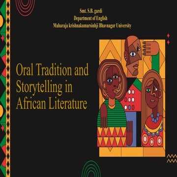 Oral Tradition and Storytelling in African Novels.pptx.pdf