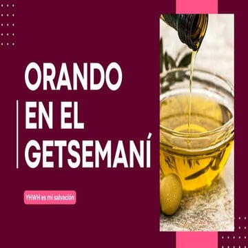 🛐 Orando en el Getsemaní | Marcos 14:32 | PDF