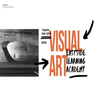 Orange and Black Abstract Visual Arts Class Education Video ...