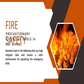 Fire Hazard factors in School, PowerPoint presentation | PPTX