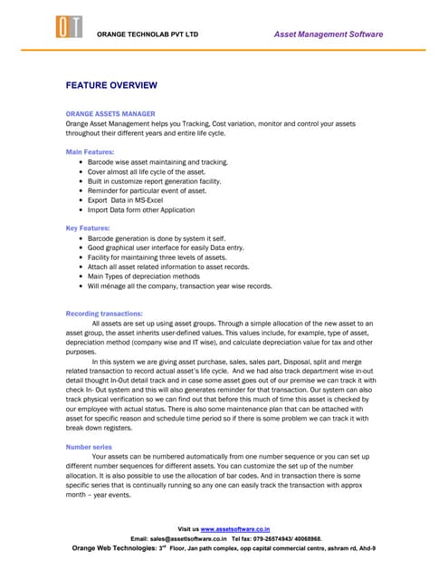 Overview to the Oracle Fixed Assets Module | PPTX
