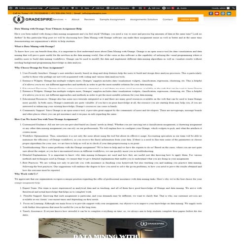 Expert Assistance for Orange Assignments: Simplify Your Learning ...