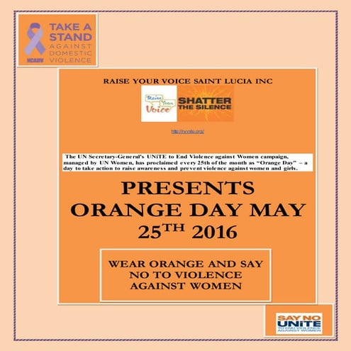 Orange day flyer | DOCX