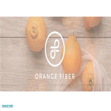Orange Fiber | PDF