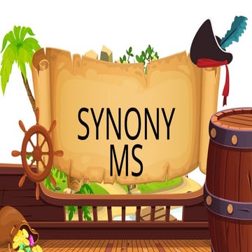 SYNONYM EXAMPLES WORD PRACTICE EXERCISES | PPTX