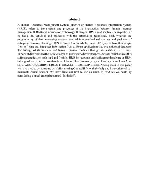 Format of mrp report | DOC