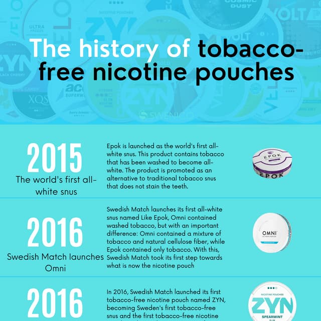 History of Tobacco-fre nicotine pouches | PDF