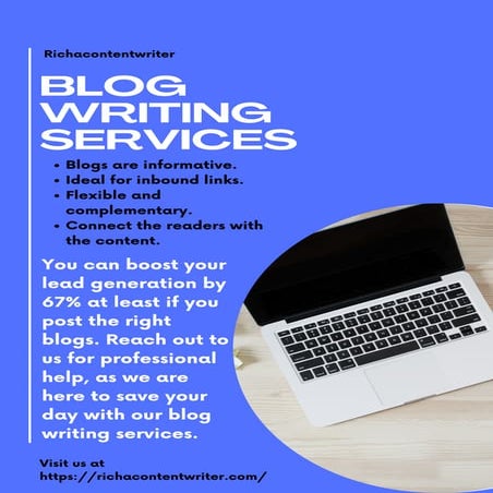 Blog Writing Services | PDF | Freelance Writing | Content Production