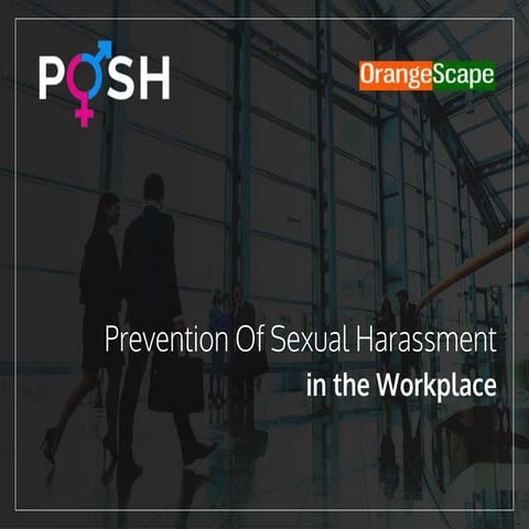 The Sexual Harassment of Women At Workplace (Prevention, Prohibition ...