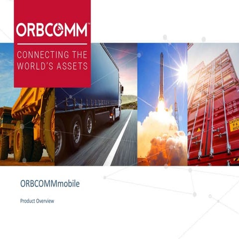 ORBCOMMmobile Overview: M2M and IoT Applications for Telematics and ...