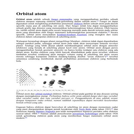 Orbital atom | PDF
