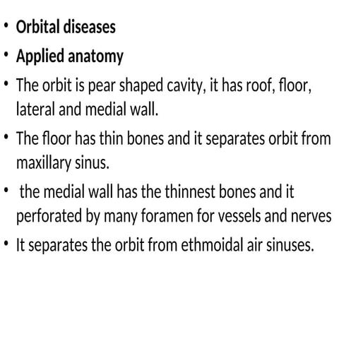 Orbital disorders and diseases, optic nerve | PPT