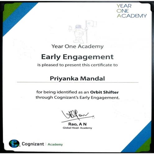 Orbit shifter certificate | PDF