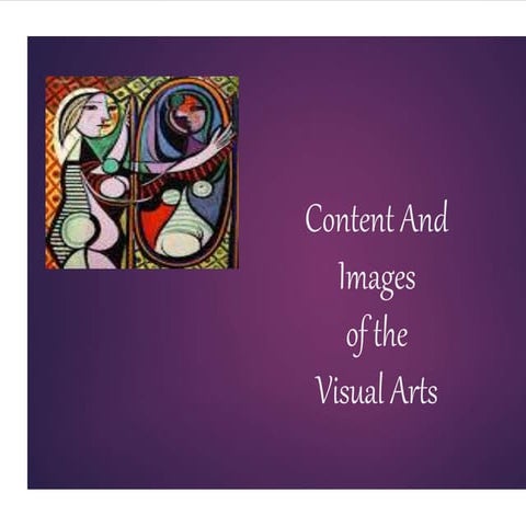 Content and images of the visual arts | PPT | Free Download