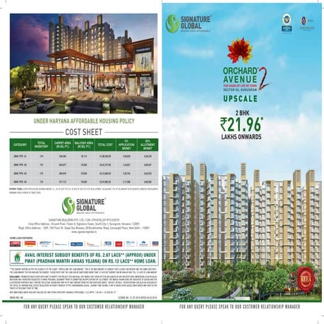 The Ridge Residency Sector 25 Sohna Affordable Luxury Housing Project | PDF